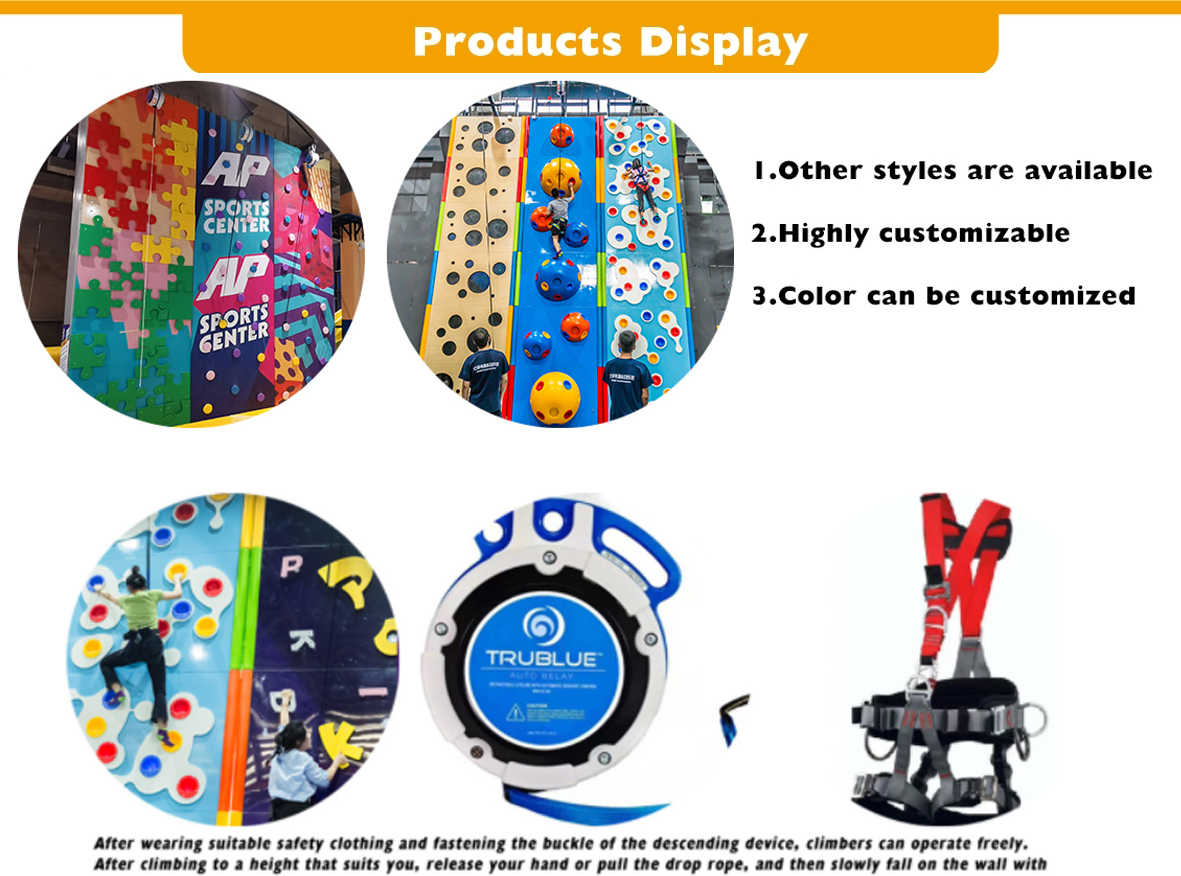 Children Attractive Professional Indoor Rock Climbing Wall for Sale ...