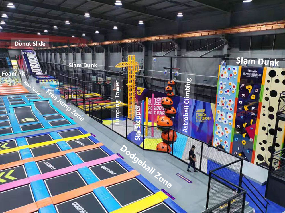 Bettaplay Trampoline Kids Playground Indoor Jumping Trampolines Parks ...