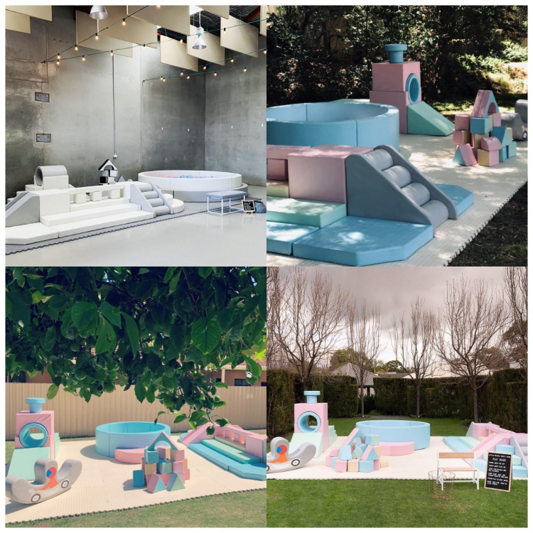 Bettaplay Soft Play Package Kids Pink Slide Indoor Equipment Set