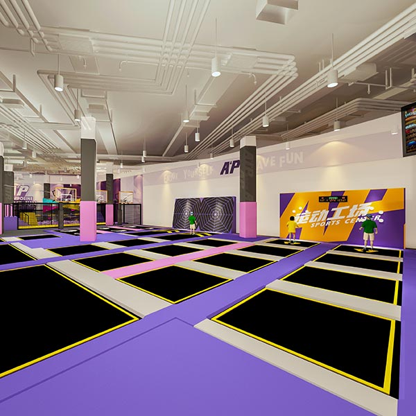 1400sqm2 Indoor Trampoline Park for Shopping Mall - Buy Product on ...