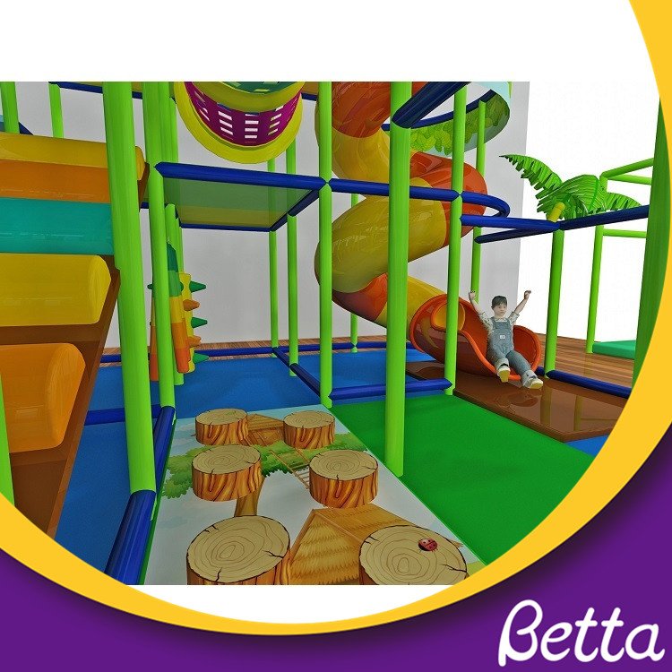 Bettaplay Amusement Park Indoor Playground Equipment Spiral Tube Slide ...