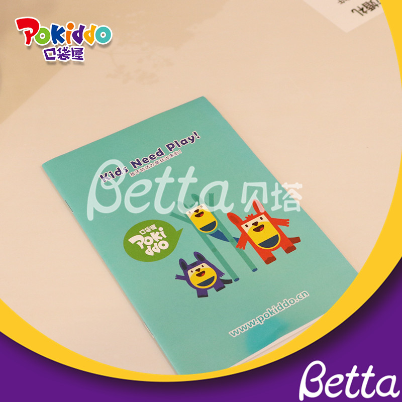 Pokiddo for indoor playground amusement park Cute Cartoon Kids Notebook ...