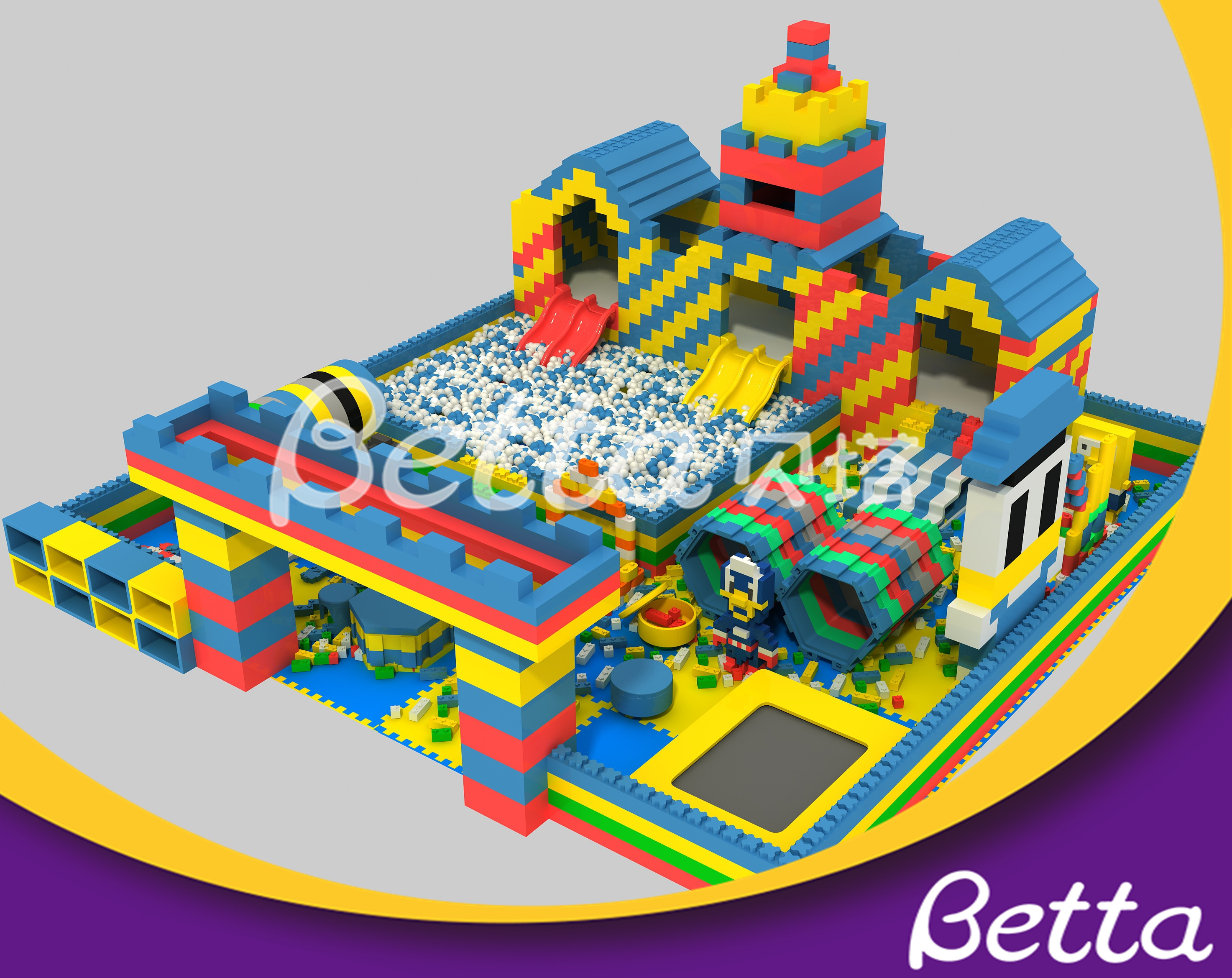 Betta DIY Epp Foam Block Building Educational Toy for Kids Indoor ...